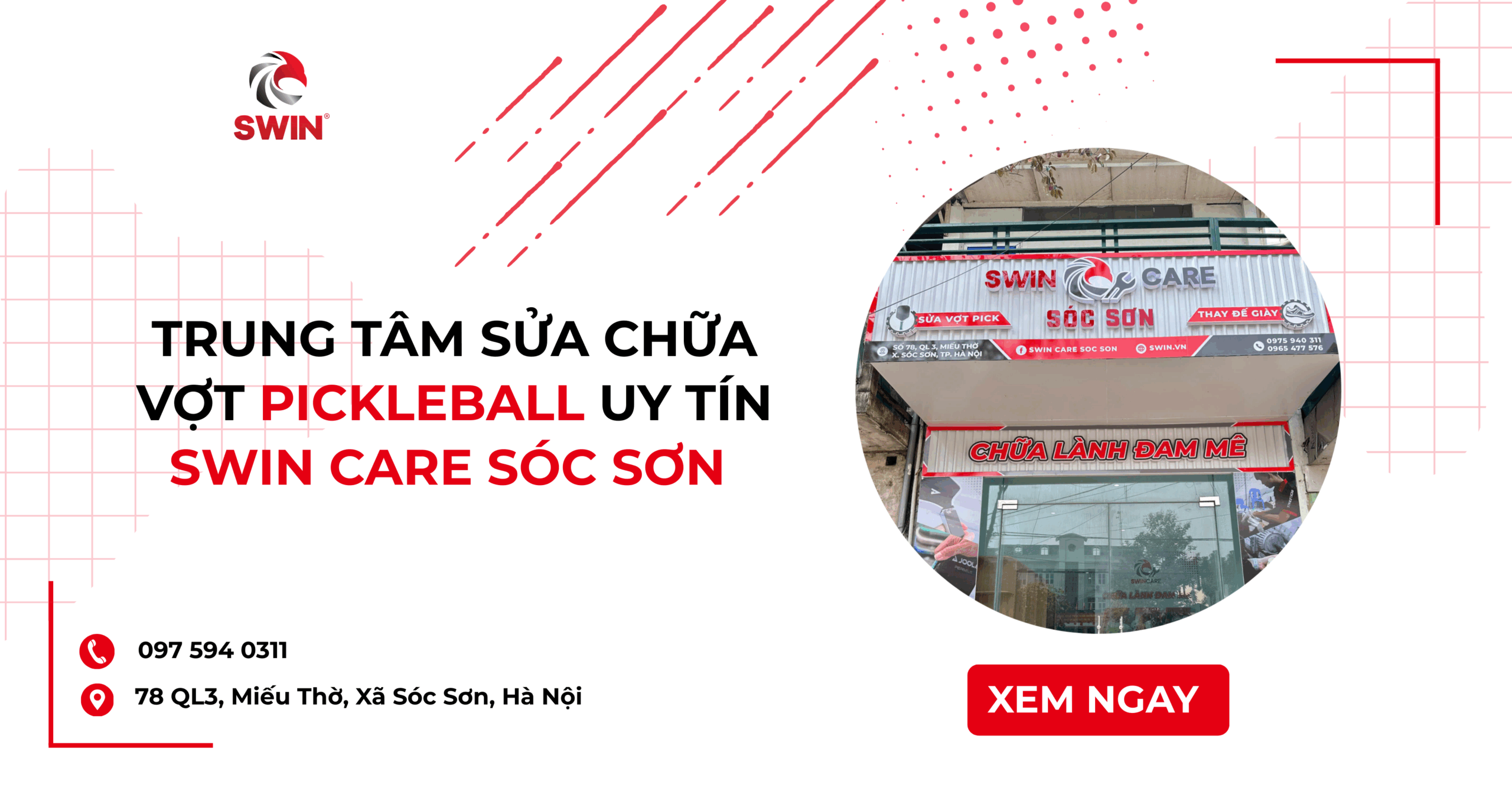 Swin Care Sóc Sơn – Trung Tâm Sửa Vợt & Thay Đế Giày Pickleball Chuẩn ...