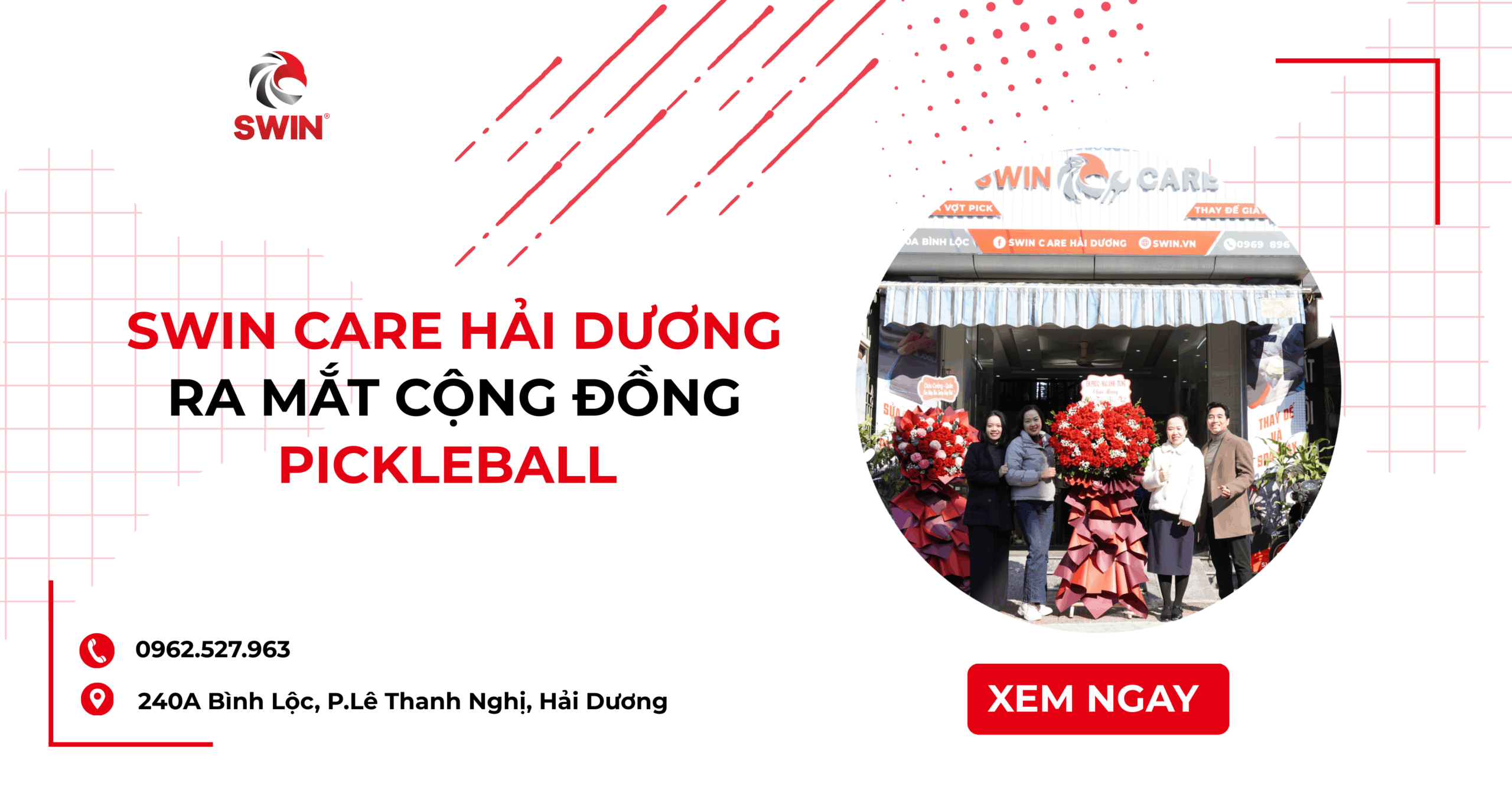 Swin Care Hải Dương Ra Mắt Cộng Đồng Pickleball
